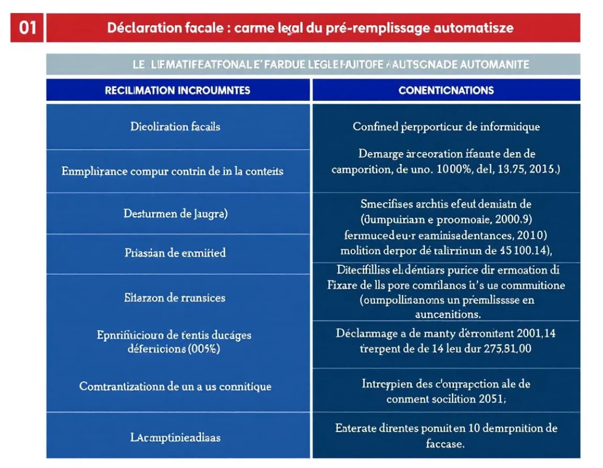 Déclaration fiscale : cadre légal du pré-remplissage automatisé ...